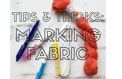 Tips and Tricks for Marking Fabric - Orange Lingerie